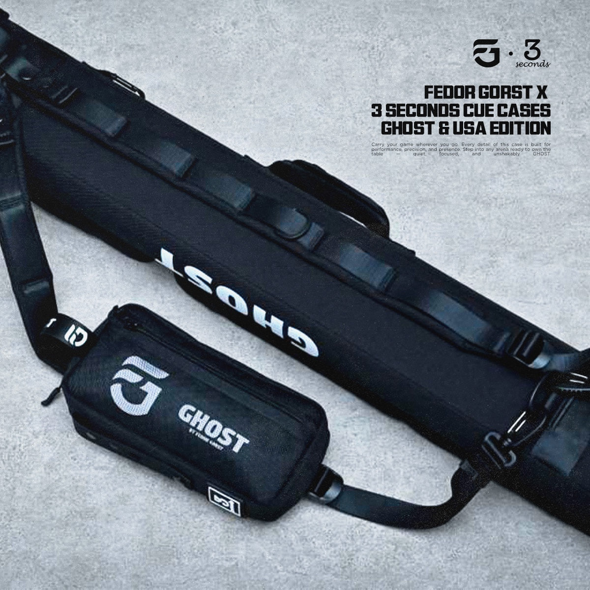 Ghost Edition - 3x5 Cue Case – Fedor Gorst Official Store